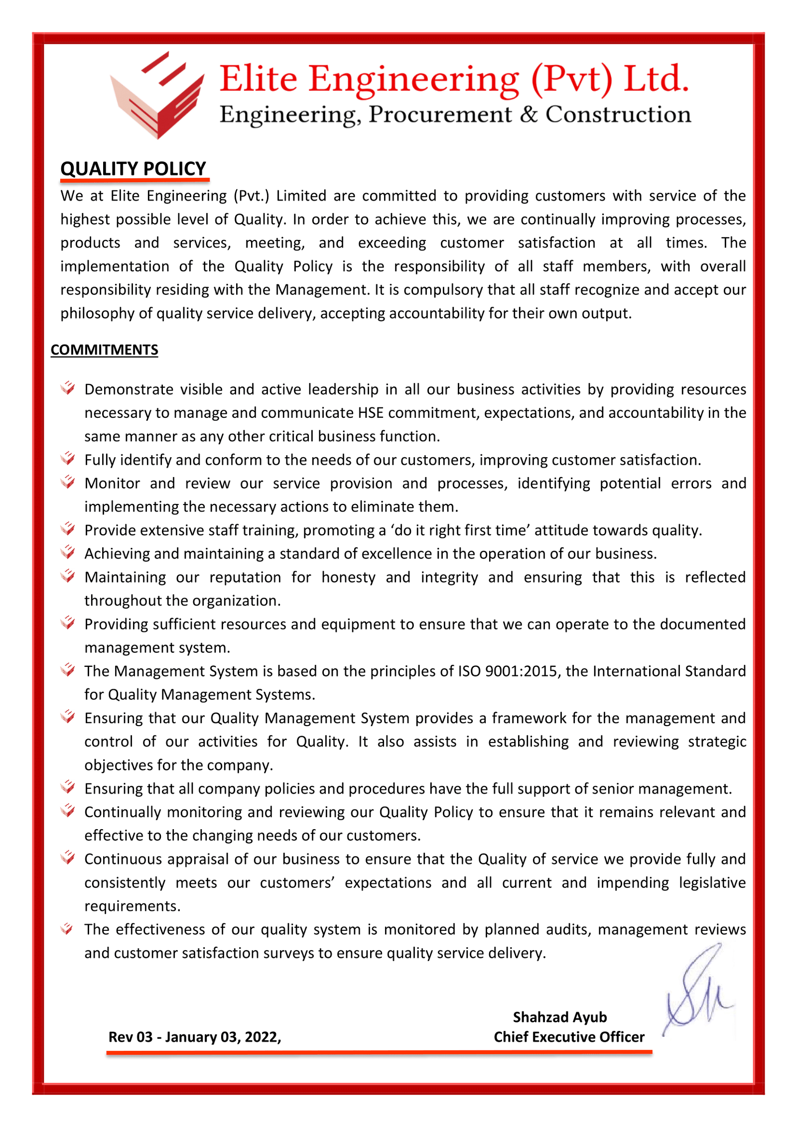 Downloads - Elite Engineering Private Limited